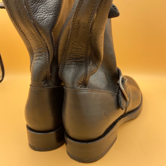 Frye | Shoes | Frye Veronica Short Black Buckle Boot Size 7 | Poshmark